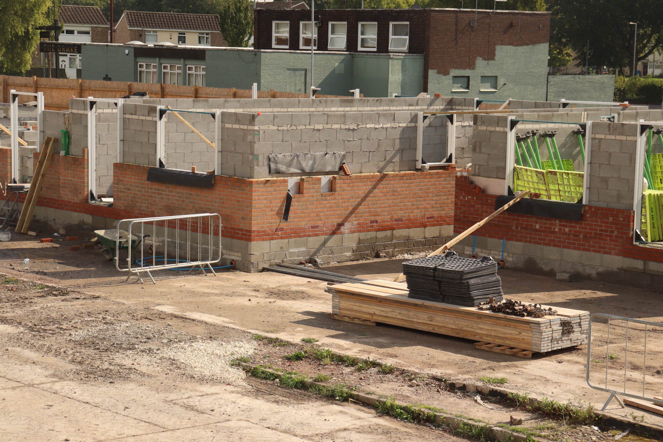 Roebank Arcade Building Project in Bransholme Advances - Azza Construction